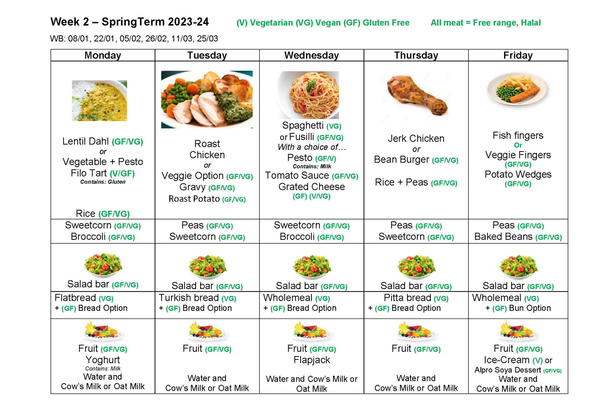 School Meals | William Patten Primary School